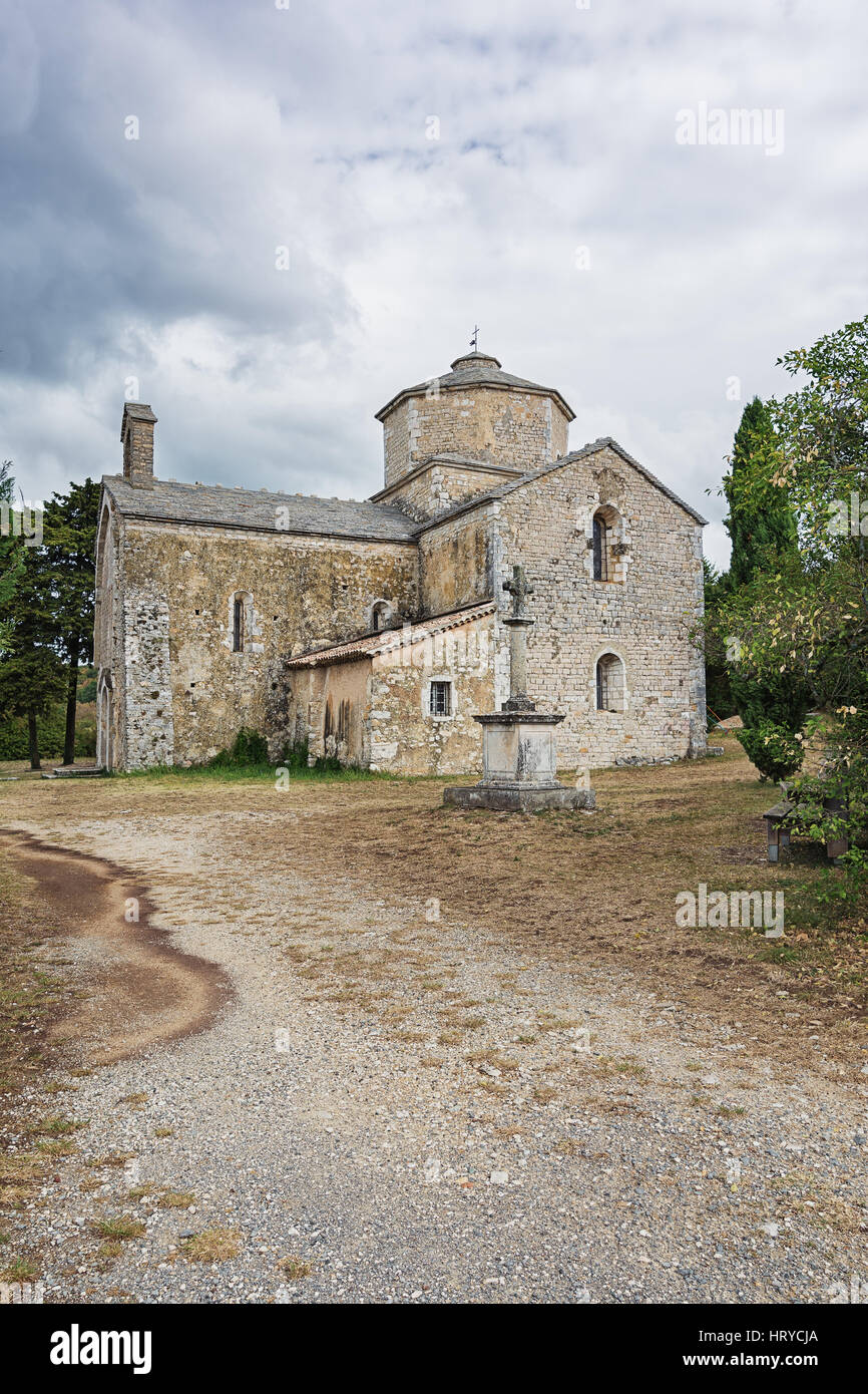 Image of the Romanesque church of Saint Pierre in Larnas from the ...