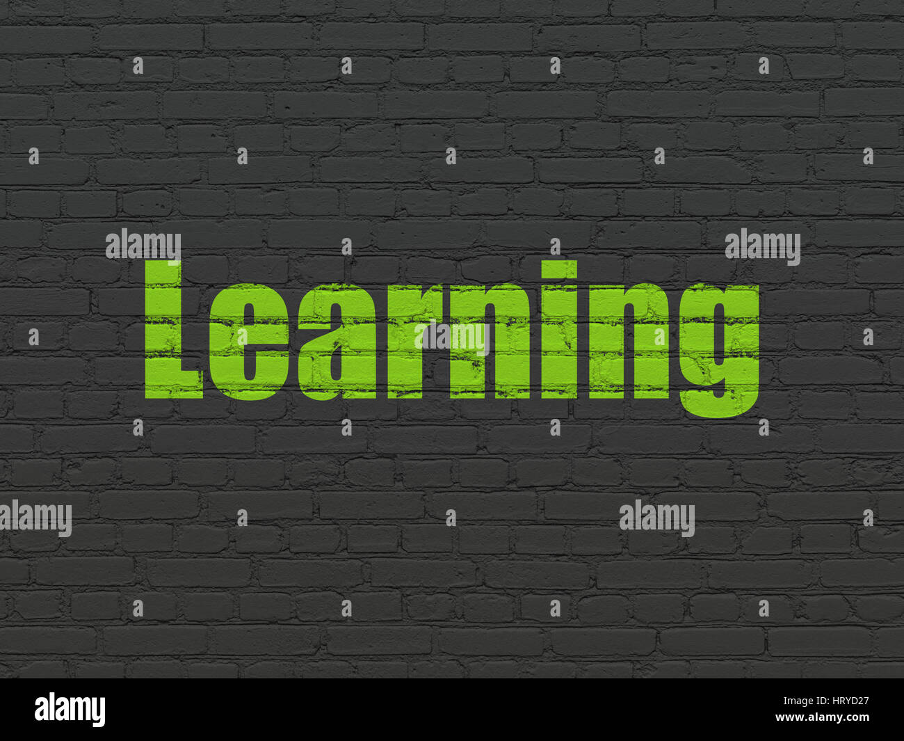 Education concept: Learning on wall background Stock Photo - Alamy