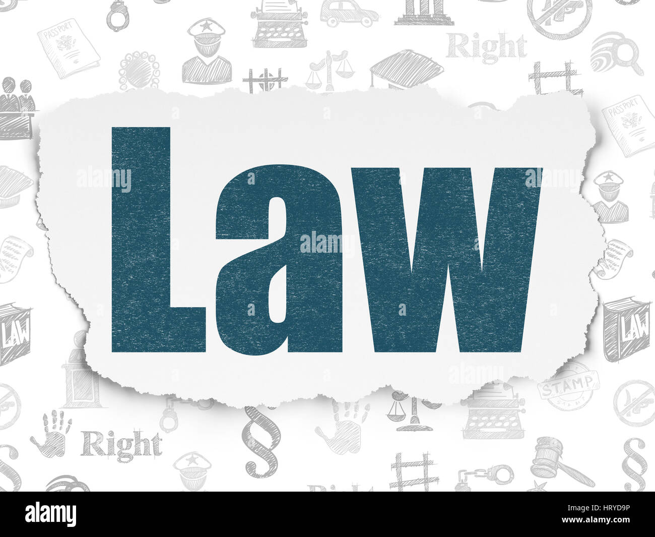 Law concept: Law on Torn Paper background Stock Photo - Alamy