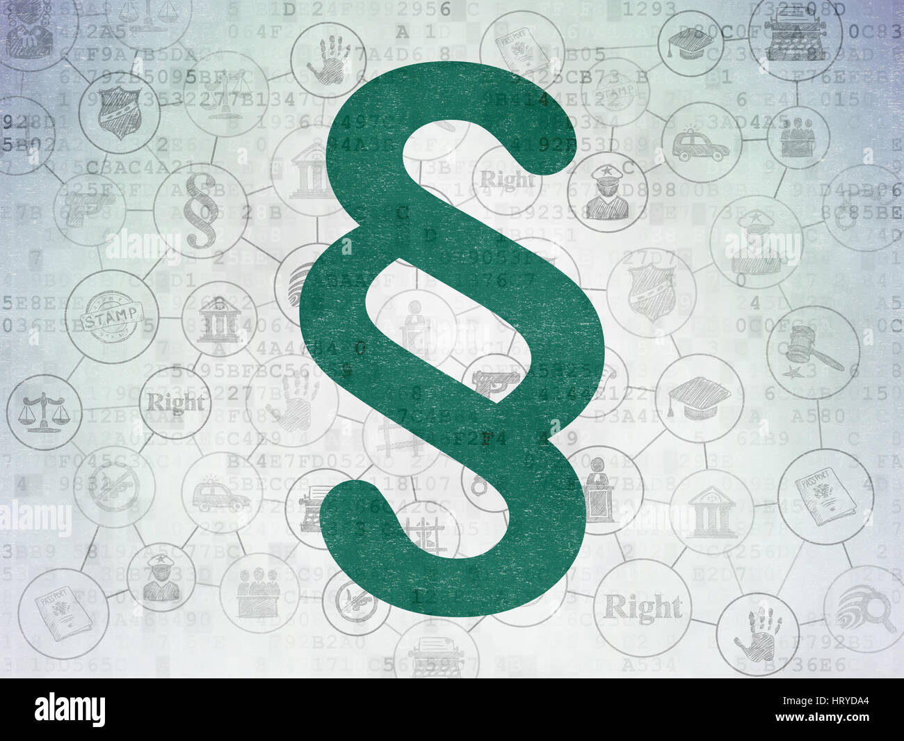 Law concept: Paragraph on Digital Data Paper background Stock Photo - Alamy