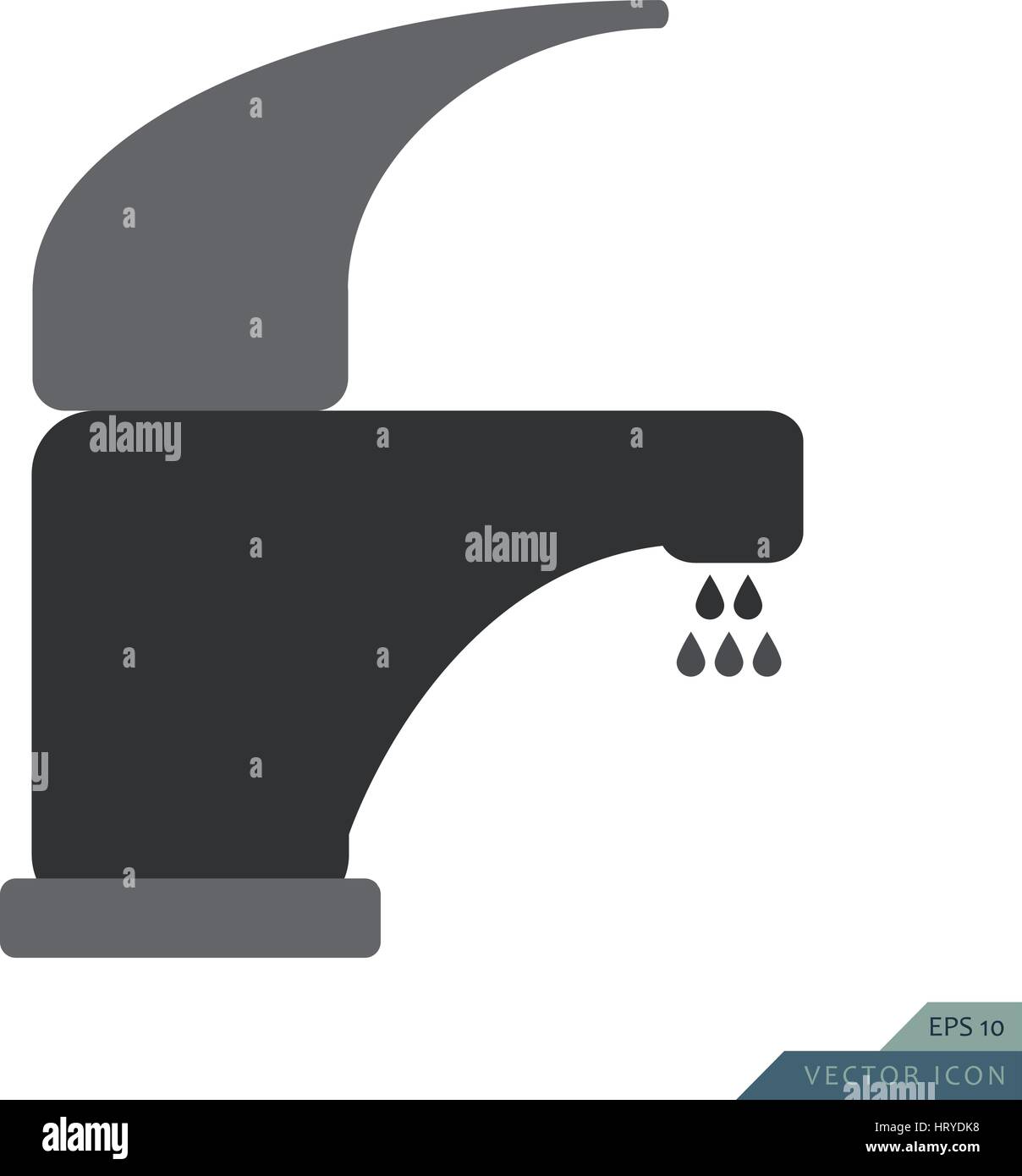 Faucet vector icon. Bathroom and kitchen symbol. Vector illustration ...