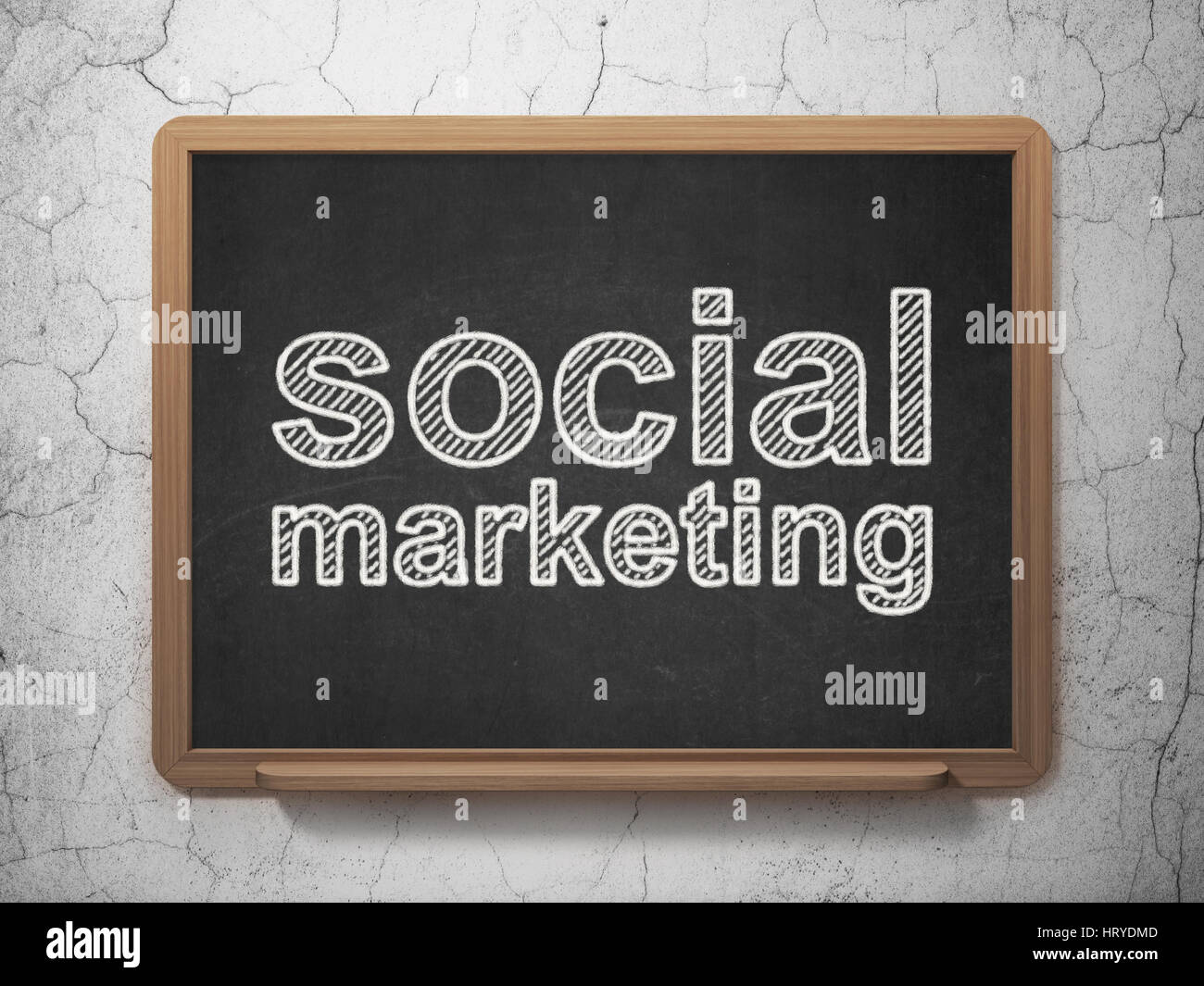 Marketing concept: Social Marketing on chalkboard background Stock ...