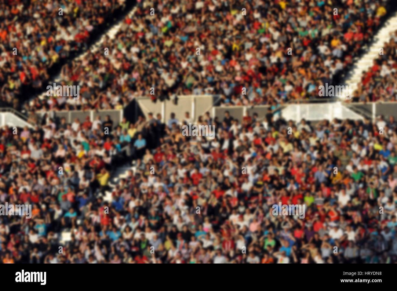 Crowd of people at a football match Stock Photo - Alamy