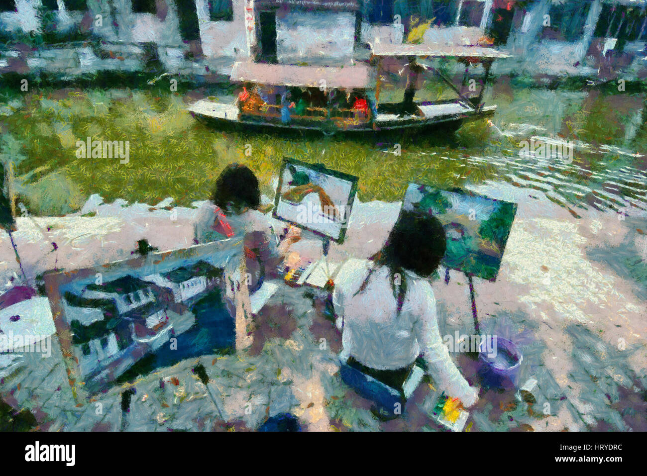 Ancient chinese women painting hi-res stock photography and images - Alamy