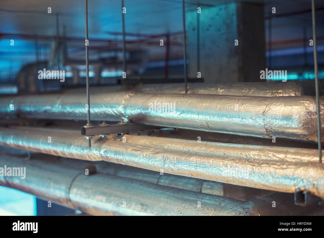 Cooling pipes air condenser hi-res stock photography and images - Alamy