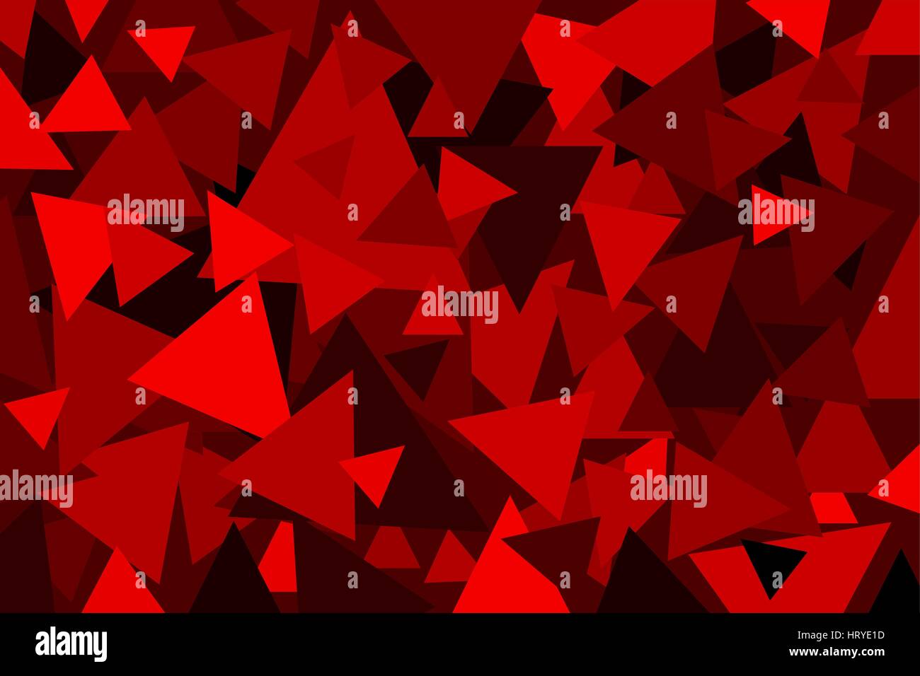 Triangle - red geometric vector background Stock Vector Image & Art - Alamy