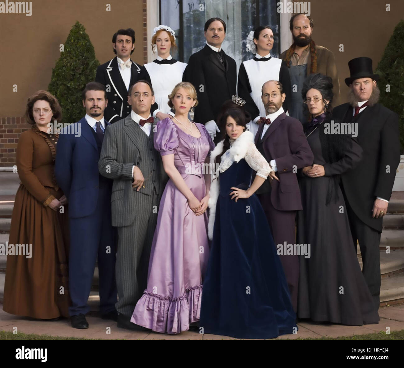 ANOTHER PERIOD Comedy Central TV series with Riki Lindhome in purple ...