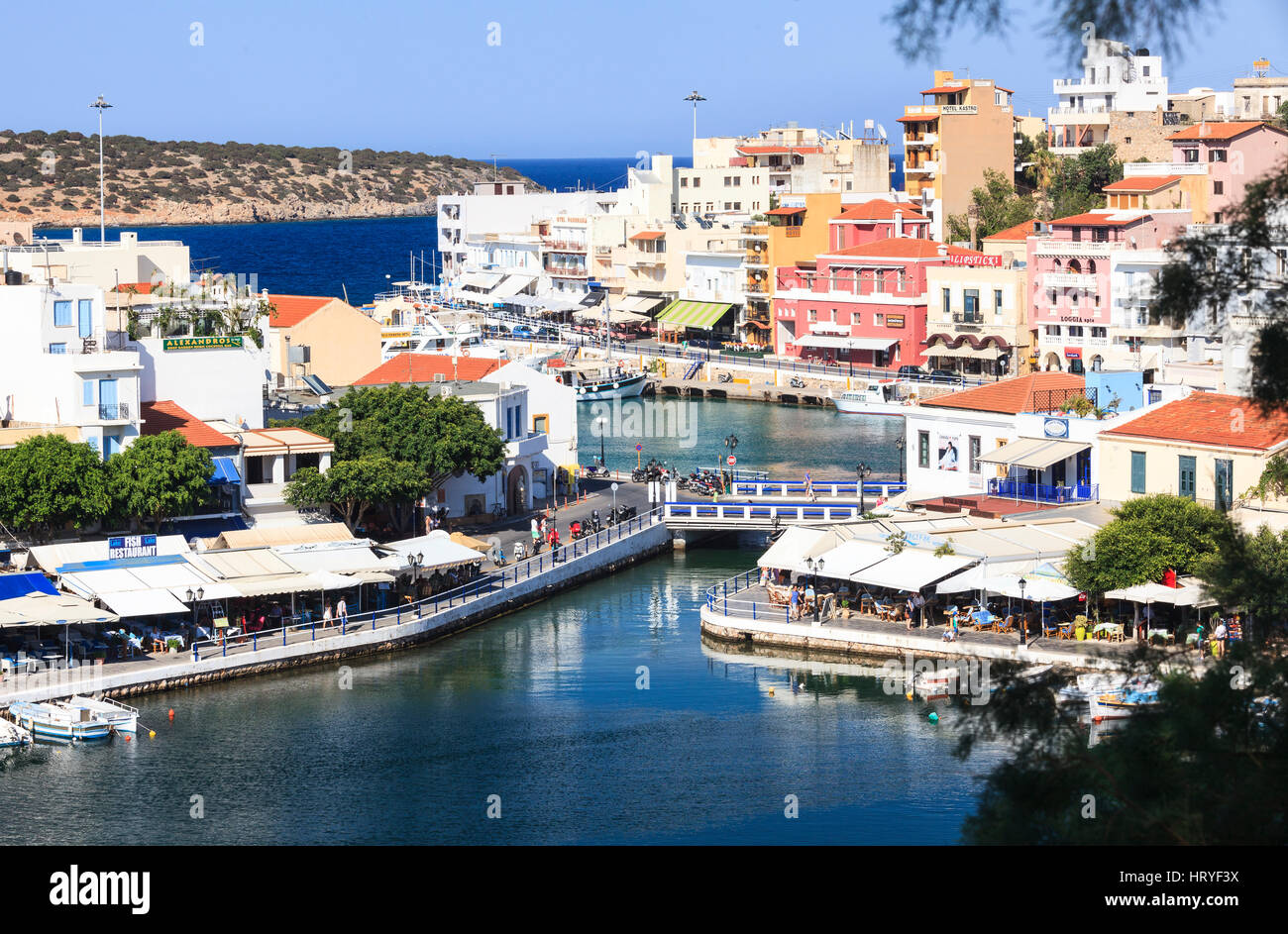 Agios nikolaos crete greece hi-res stock photography and images - Alamy