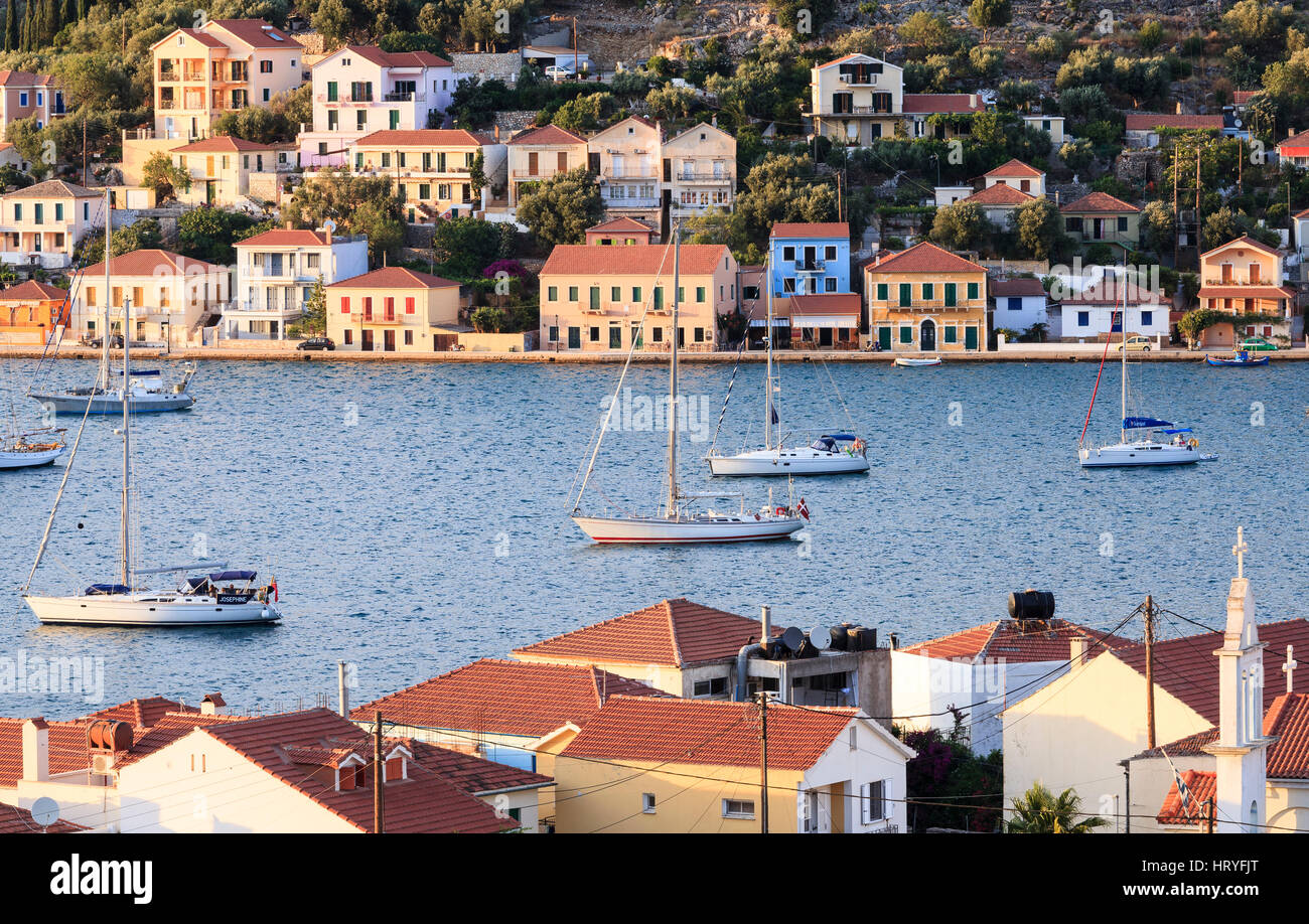 Vathy Harbour, Ithaca, Greece Stock Photo - Alamy