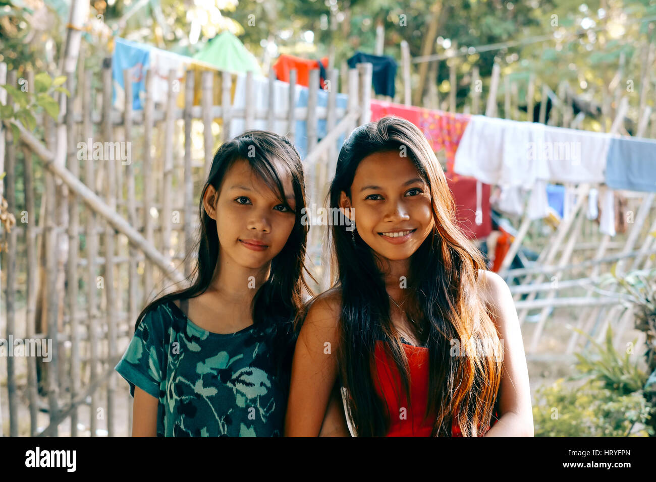 Happy Asian people friendship Stock Photo - Alamy