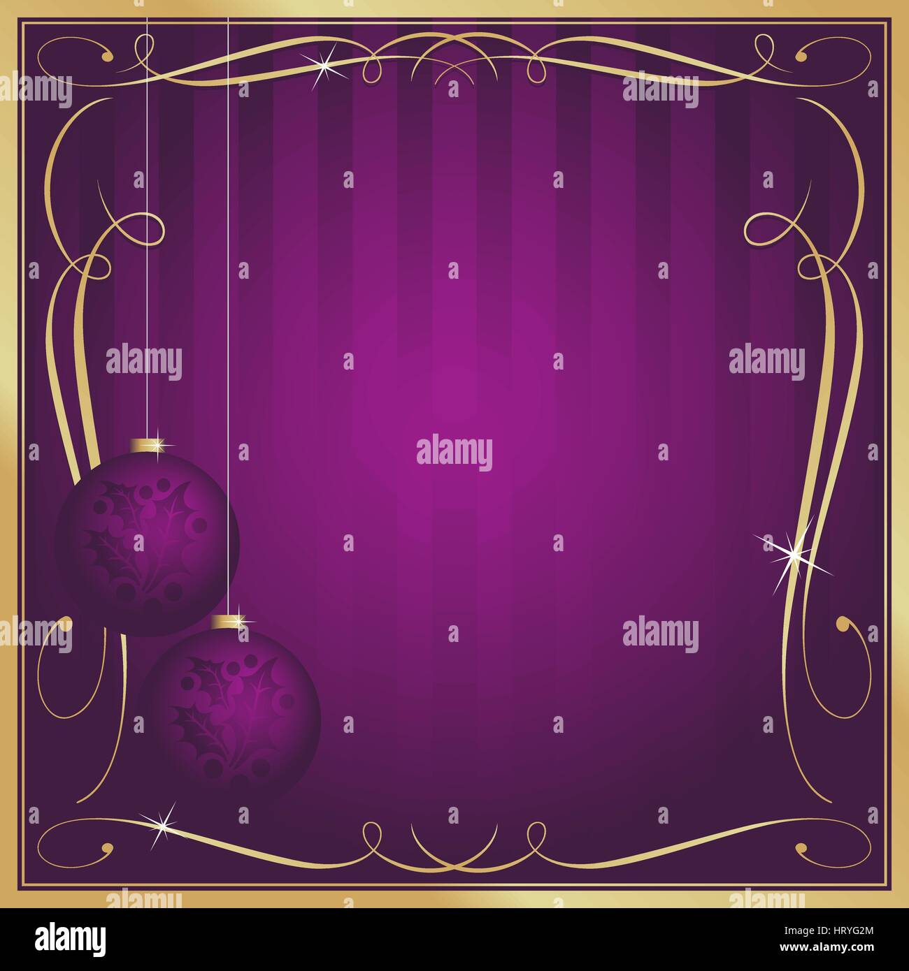 Purple christmas card hi-res stock photography and images - Alamy