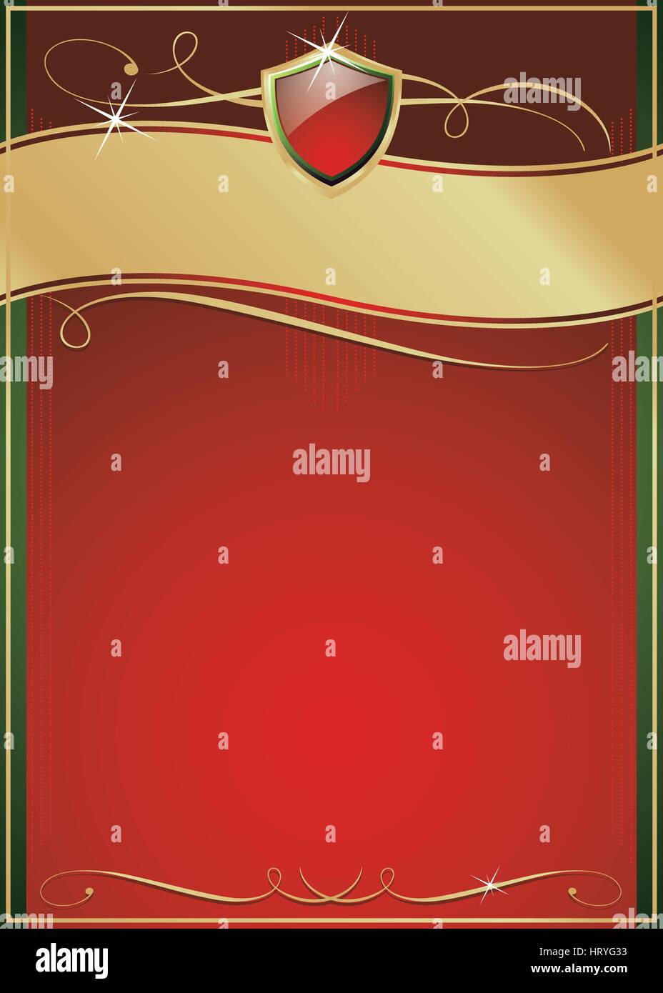 Gold page Stock Vector Images - Alamy