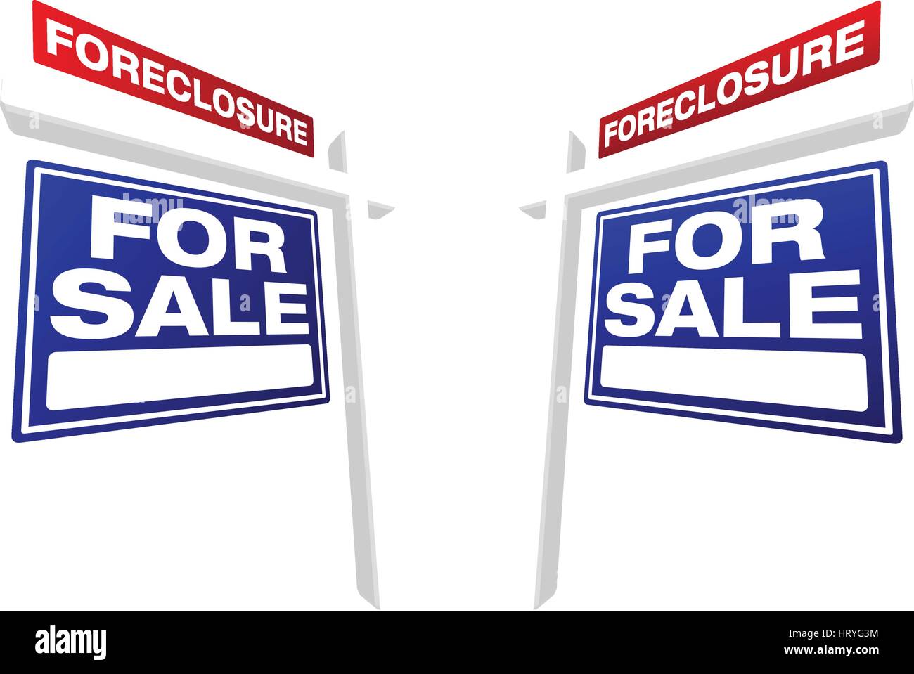 Bank owned home Stock Vector Images - Alamy