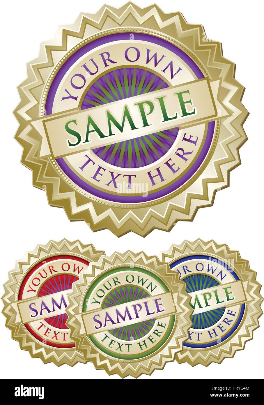 Official seals Stock Vector Images - Alamy