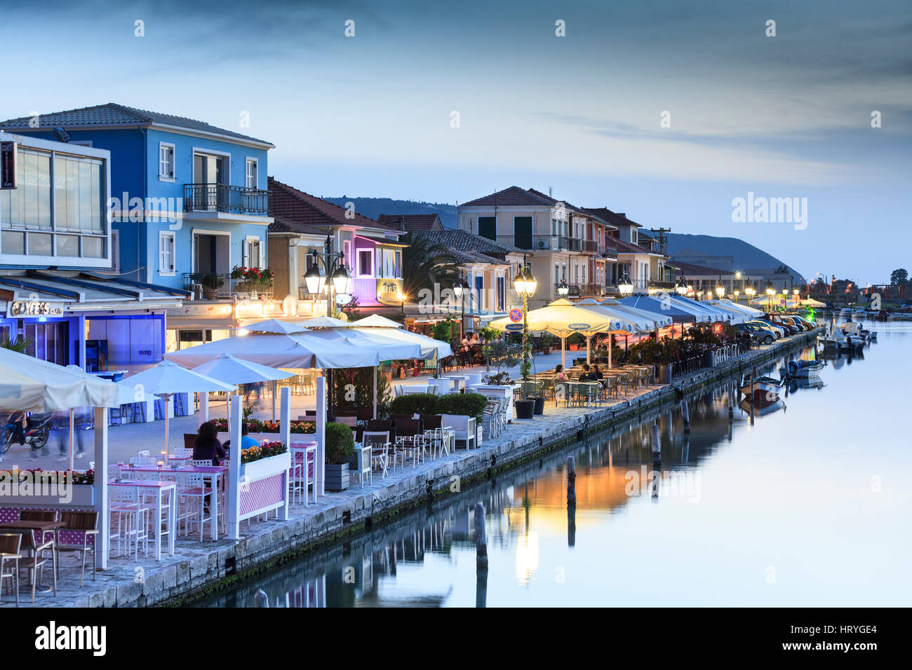 Lefkas canal hi-res stock photography and images - Alamy