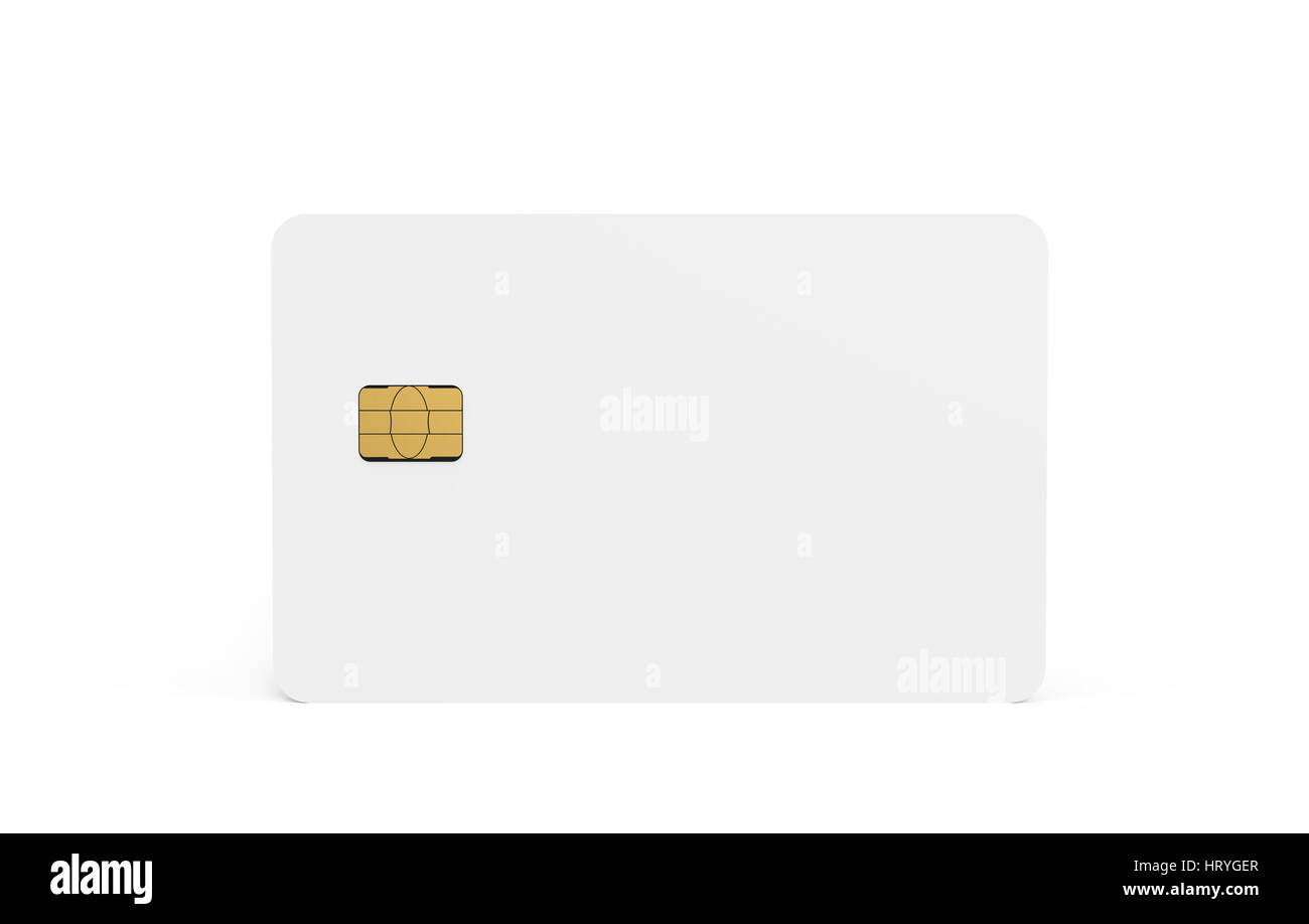 blank white chip card models, 3d rendering Stock Photo - Alamy