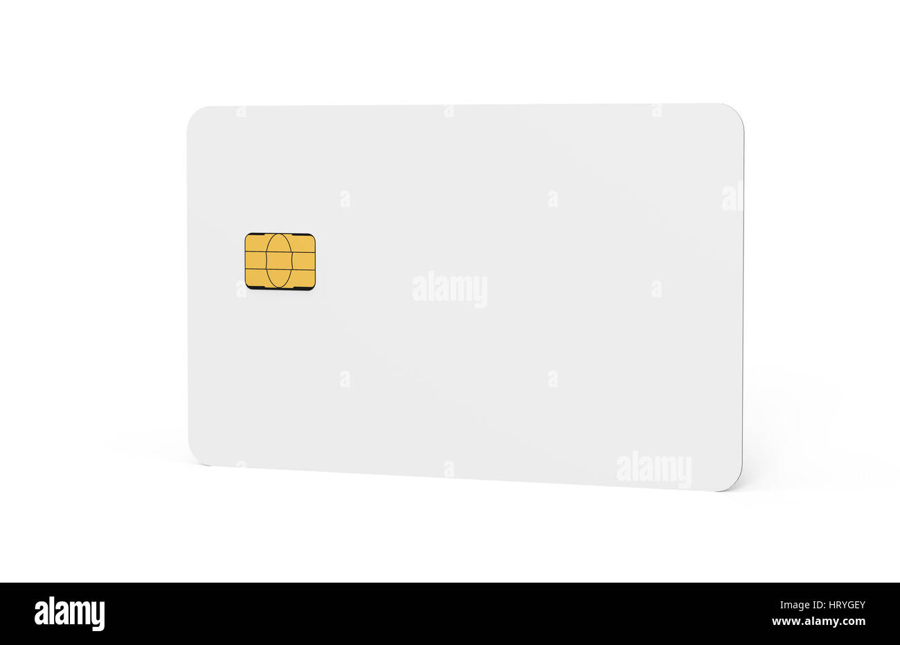 blank white chip card models, 3d rendering Stock Photo - Alamy
