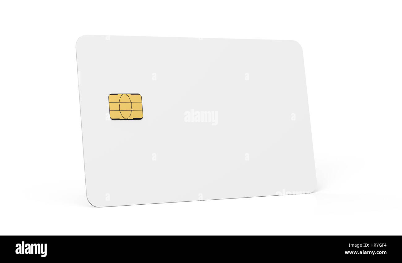 blank white chip card models, 3d rendering Stock Photo - Alamy