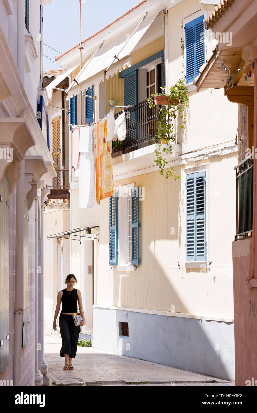 Lefkas Town, Lefkas, Greece Stock Photo - Alamy