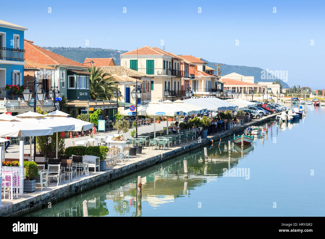 Lefkas Town, Lefkas, Greece Stock Photo - Alamy