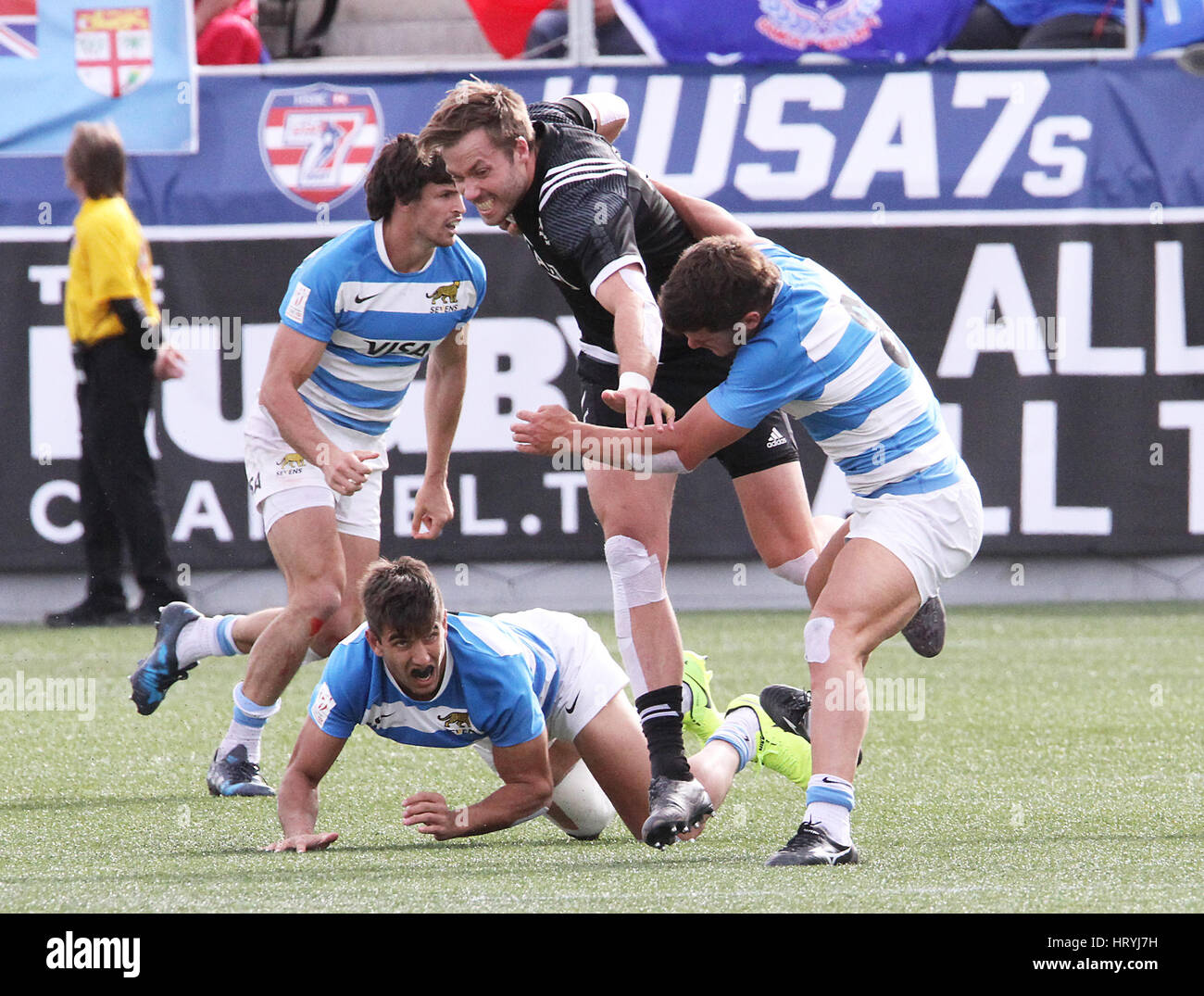 Las Vegas, Nevada, USA. 5th Mar, 2017. New Zealand rugby player Tim ...