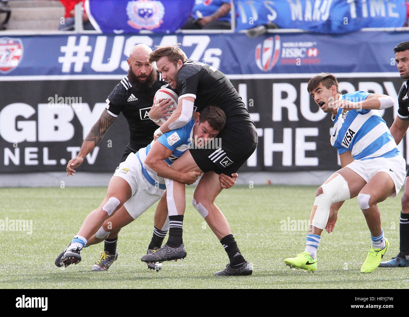 Las Vegas, Nevada, USA. 5th Mar, 2017. New Zealand rugby player Tim ...