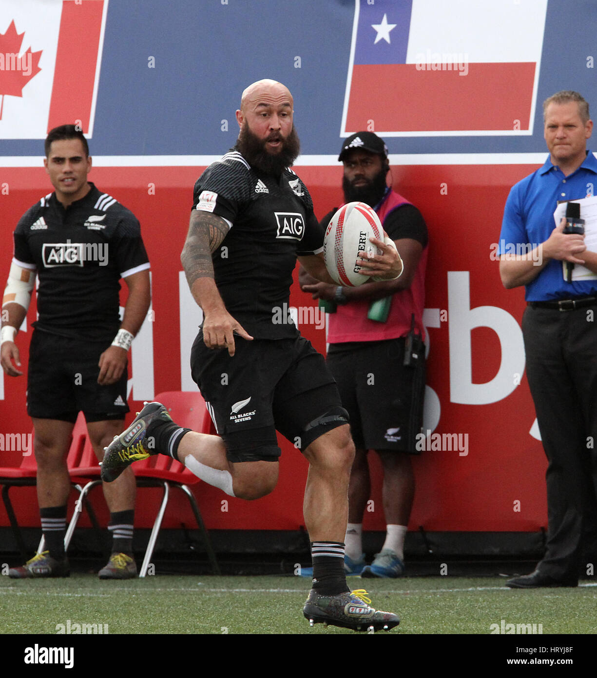 Las Vegas, Nevada, USA. 5th Mar, 2017. New Zealand rugby player D J ...
