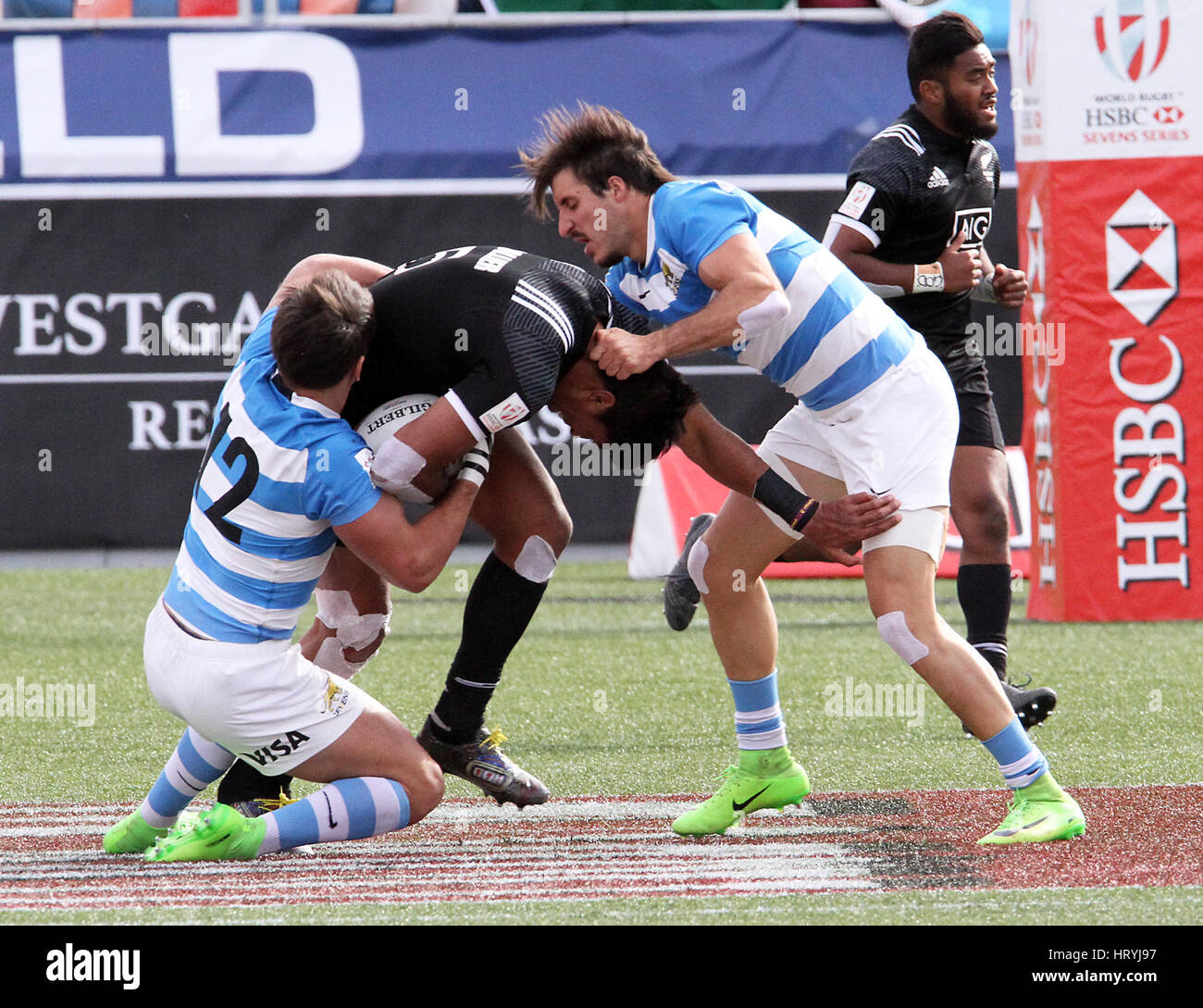 Las Vegas, Nevada, USA. 5th Mar, 2017. New Zealand rugby player Sherwin ...