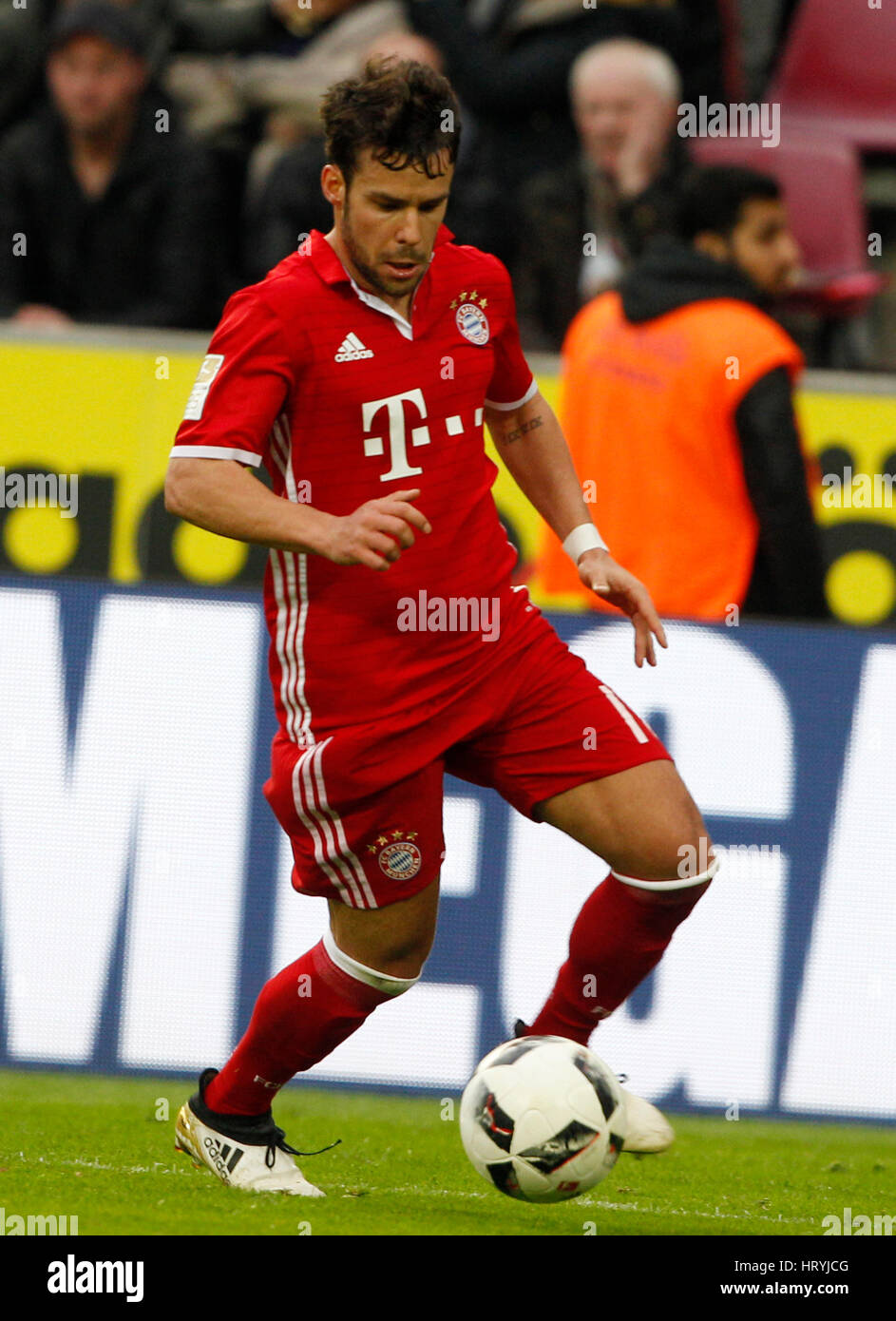 Cologne, Germany. 04th Mar, 2017. Munich's Juan Bernat in action during ...