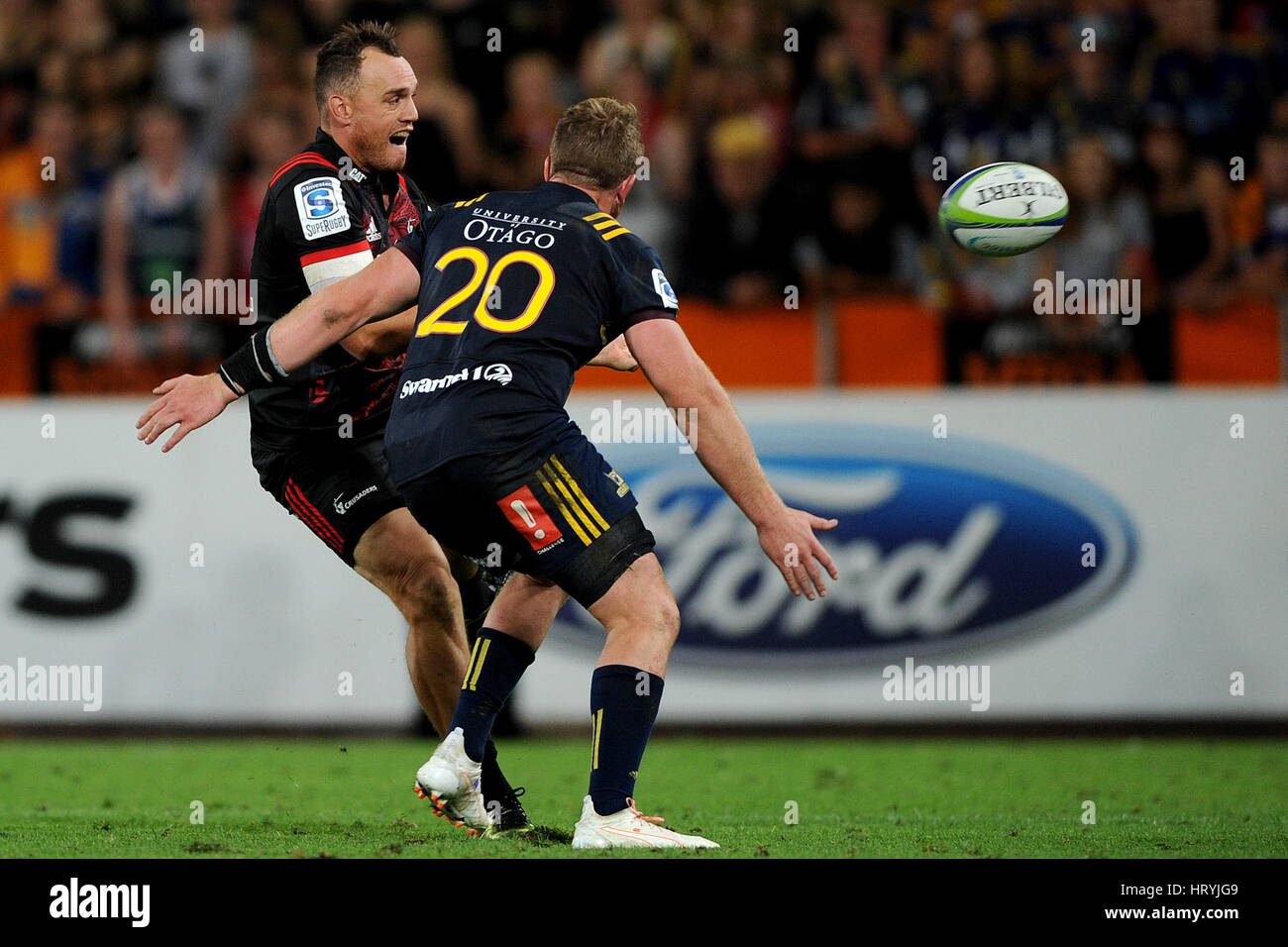 March 4th 2017, Forsyth Barr Stadium, Dunedin, New Zealand; Super Rugby ...