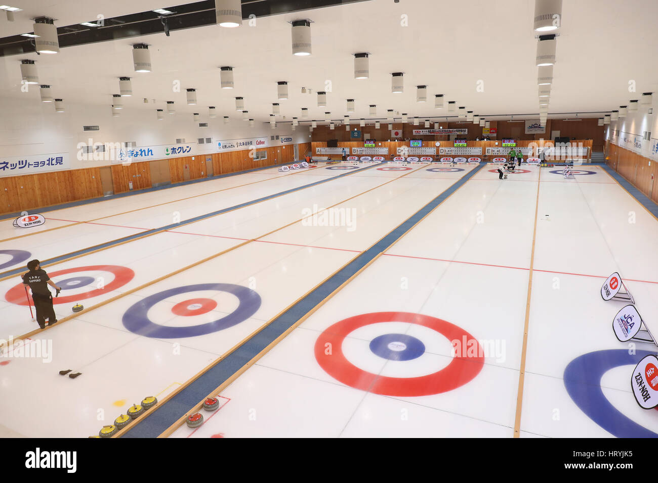 Advics Tokoro Curling Hall, Hokkaido, Japan. 4th Mar, 2017. General ...