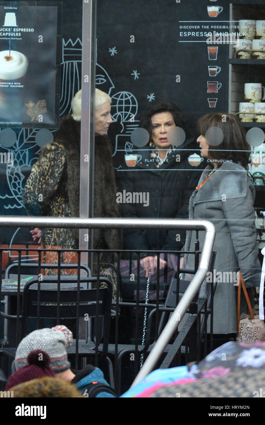 Tower Bridge, London, UK. 5th March 2017. Annie Lennox, Bianca Jagger ...