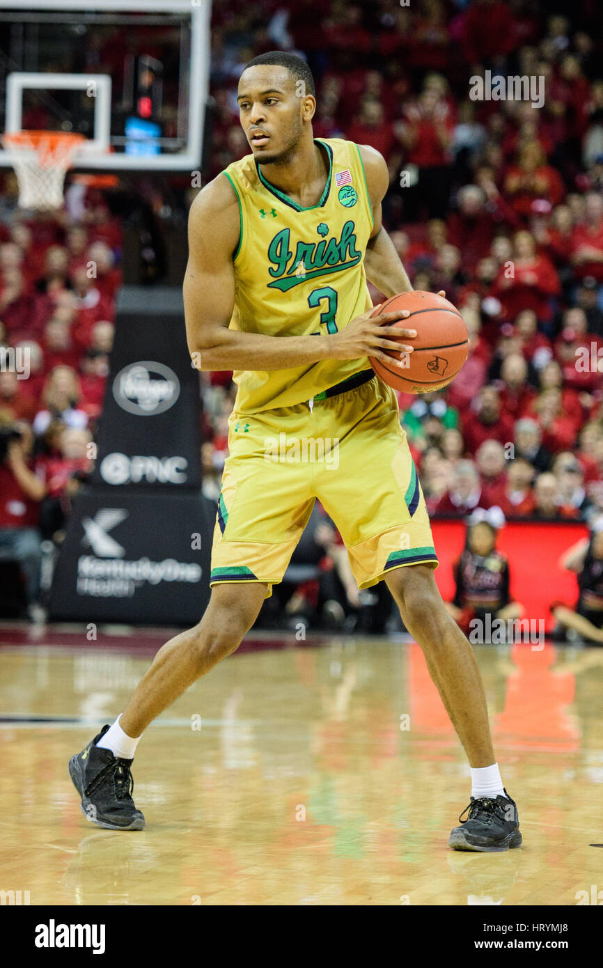 Notre dame fighting irish forward v j beachem 3 hi-res stock ...