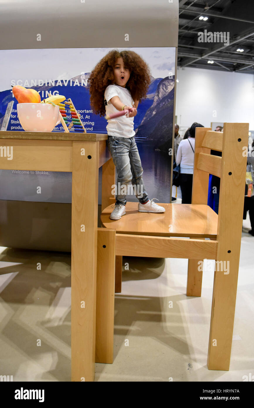 London, UK. 5 March 2017. Farouk James, aged 5, Instagram sensation and ...