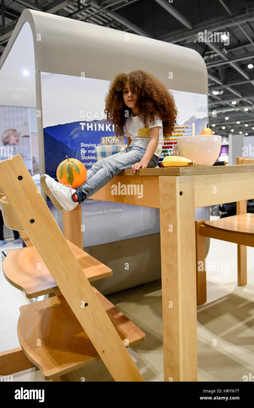 London, UK. 5 March 2017. Farouk James, aged 5, Instagram sensation and ...