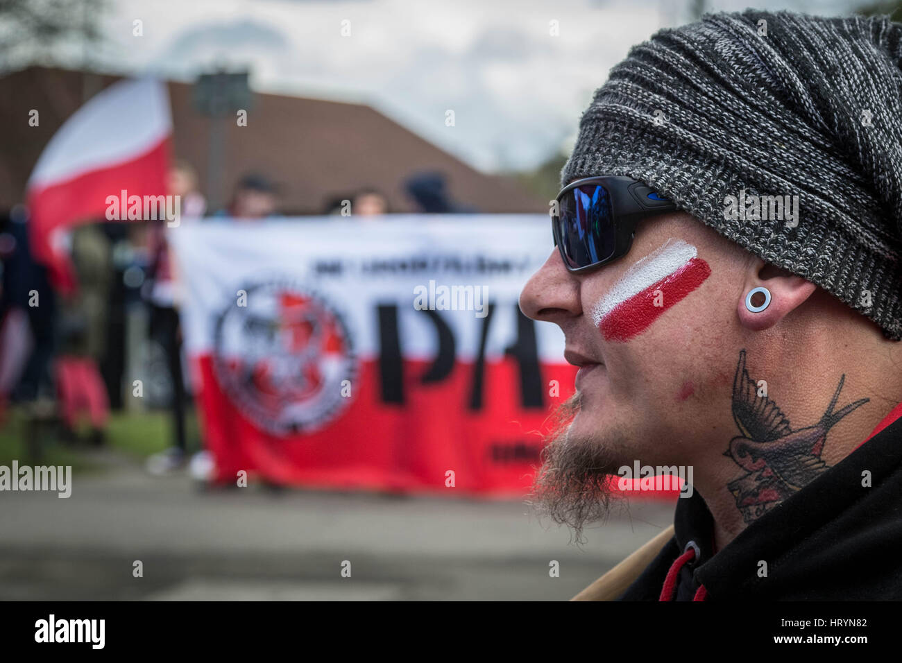 London, UK. 5th March, 2017. British Poles 5th annual march to The ...