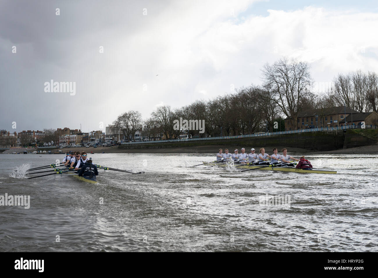 London, UK. 5th Mar, 2016. Boat Race Fixture. Oxford University Boat ...
