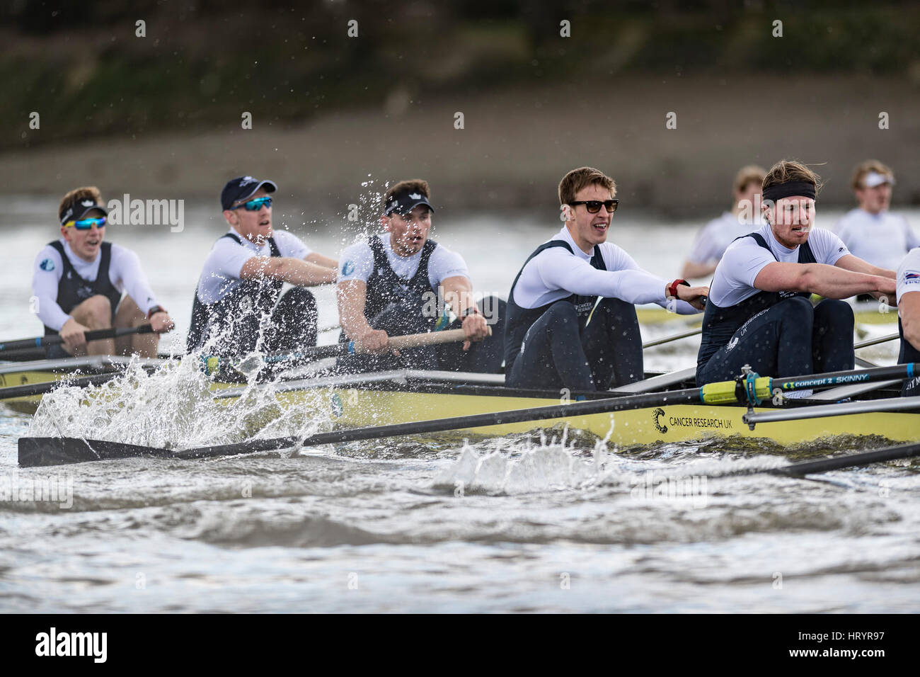 London, UK. 5th Mar, 2017. Boat Race Fixture. Oxford University Boat ...