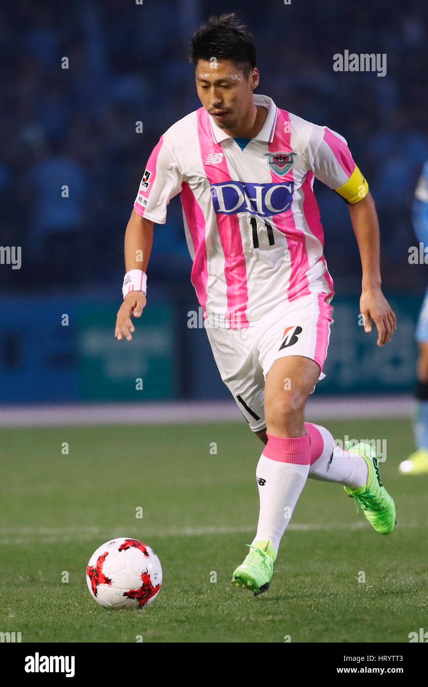 Kawasaki Todoroki Stadium, Kanagawa, Japan. 5th Mar, 2017. Yohei Toyoda ...