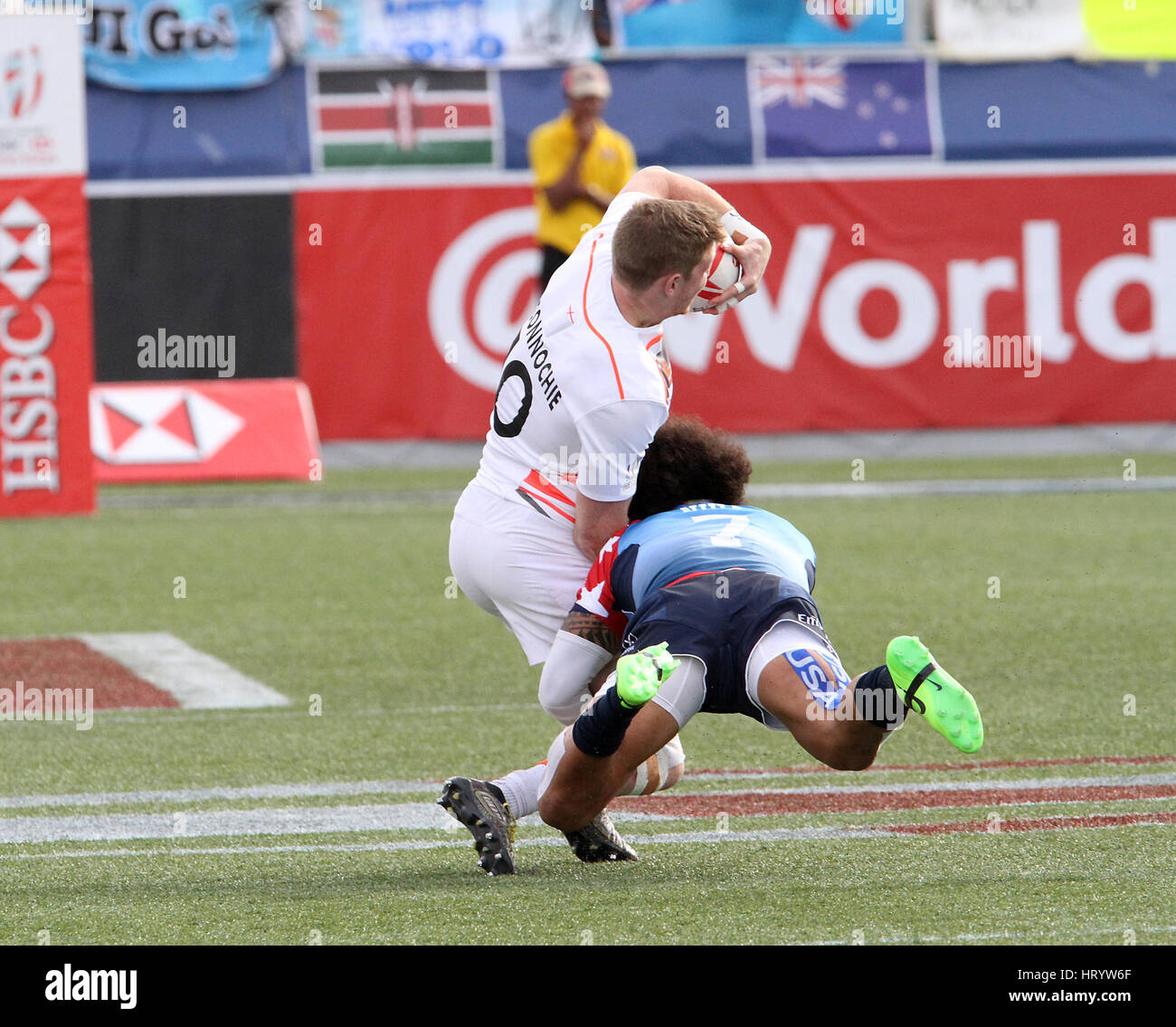 Las Vegas, Nevada, USA. 5th Mar, 2017. English rugby player Ruaridh ...