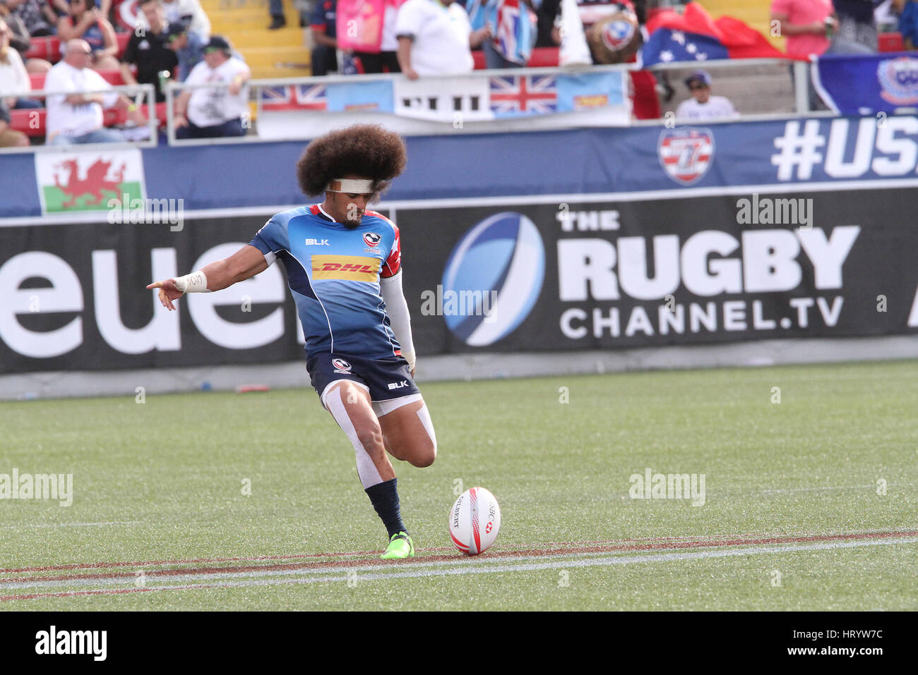 Las Vegas, Nevada, USA. 5th Mar, 2017. USA rugby player Folau Niua ...