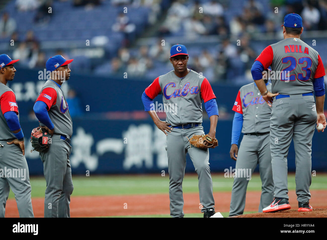 Osaka, Japan. 5th Mar, 2017. Cuba team group (CUB) Baseball : 2017 ...