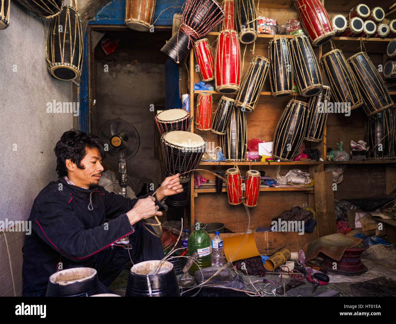 Kathmandu, Central Development Region, Nepal. 6th Mar, 2017. A man at ...