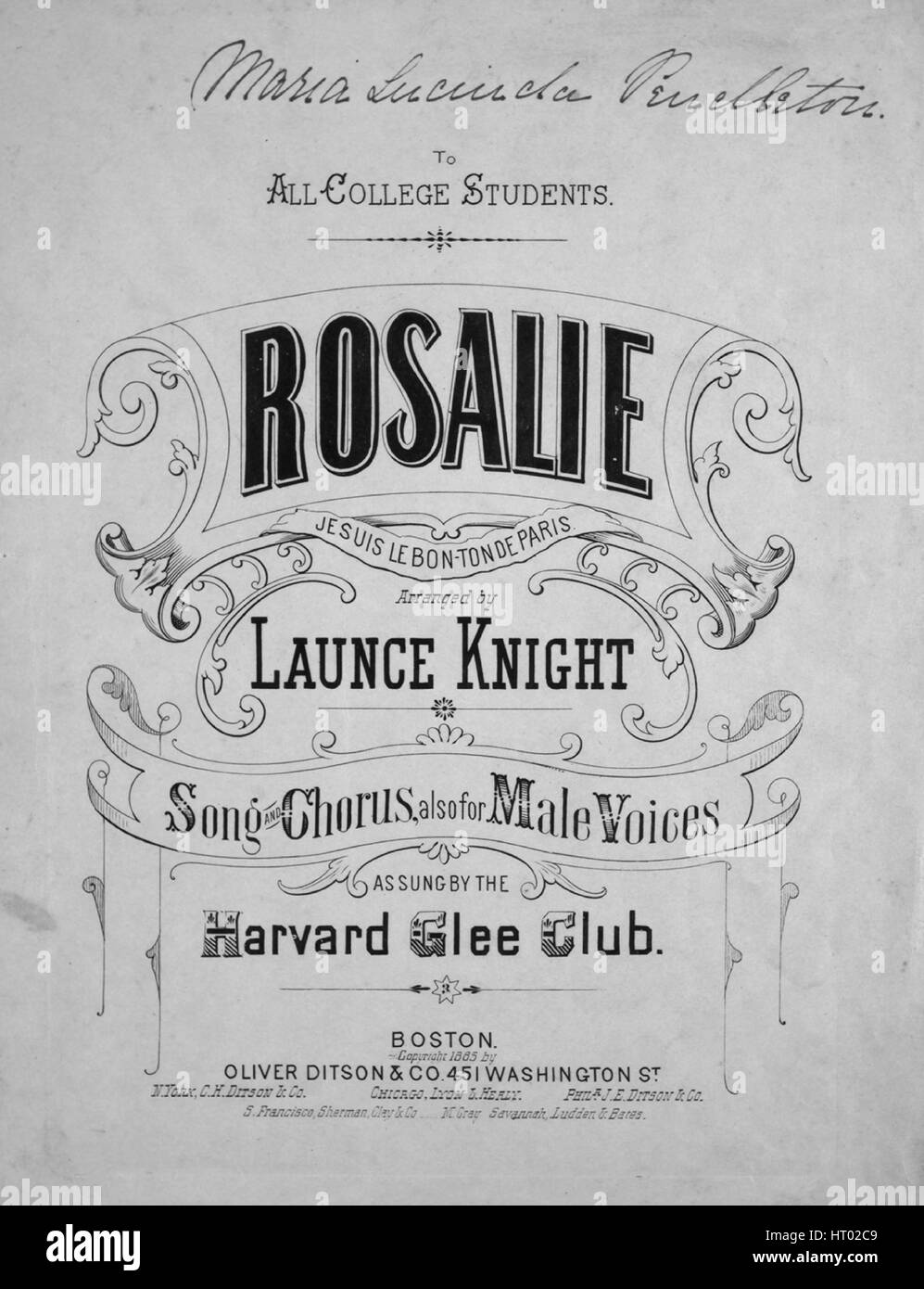 Rosalie le hi-res stock photography and images - Alamy