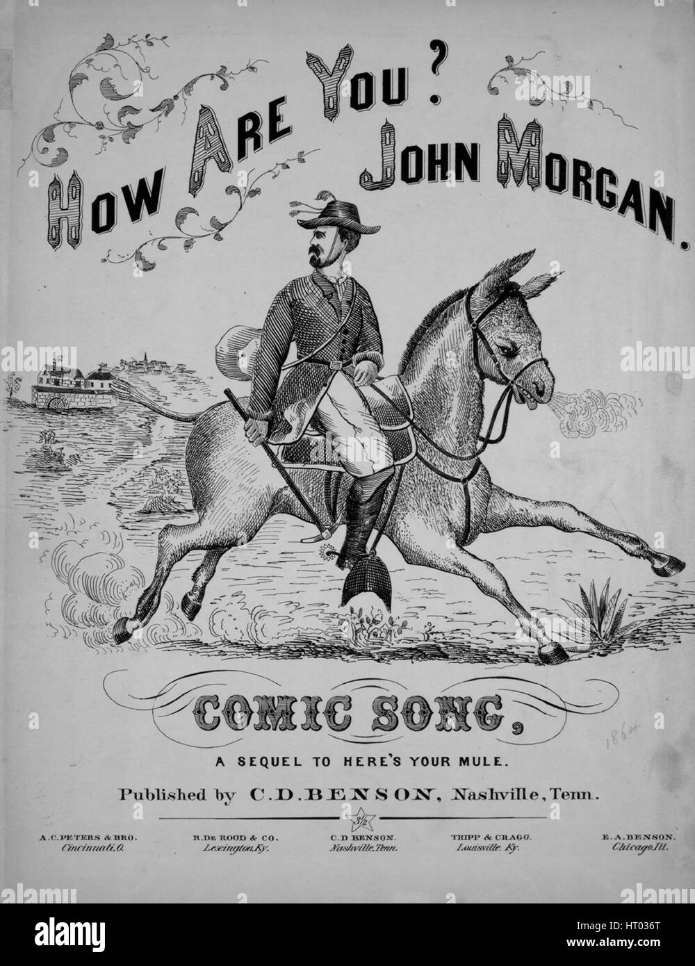 Sheet music cover image of the song 'How Are You? John Morgan Comic ...