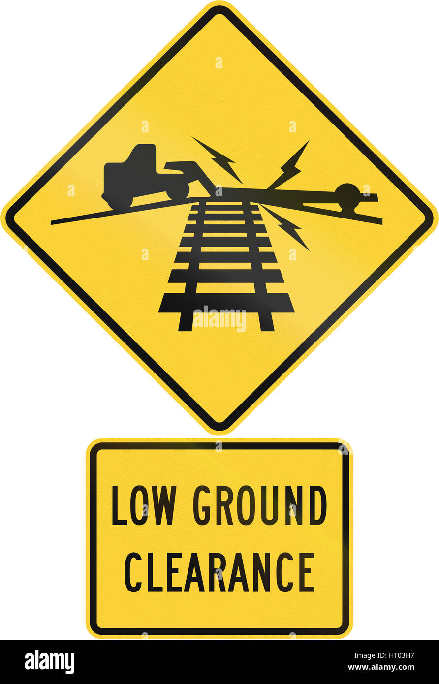 Danger sign low clearance hi-res stock photography and images - Alamy