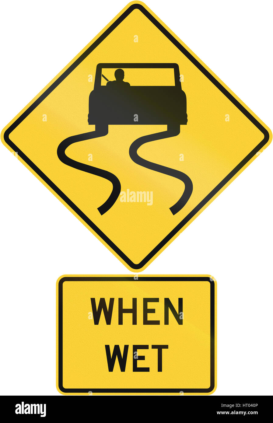 United States MUTCD road warning sign assembly Stock Photo - Alamy