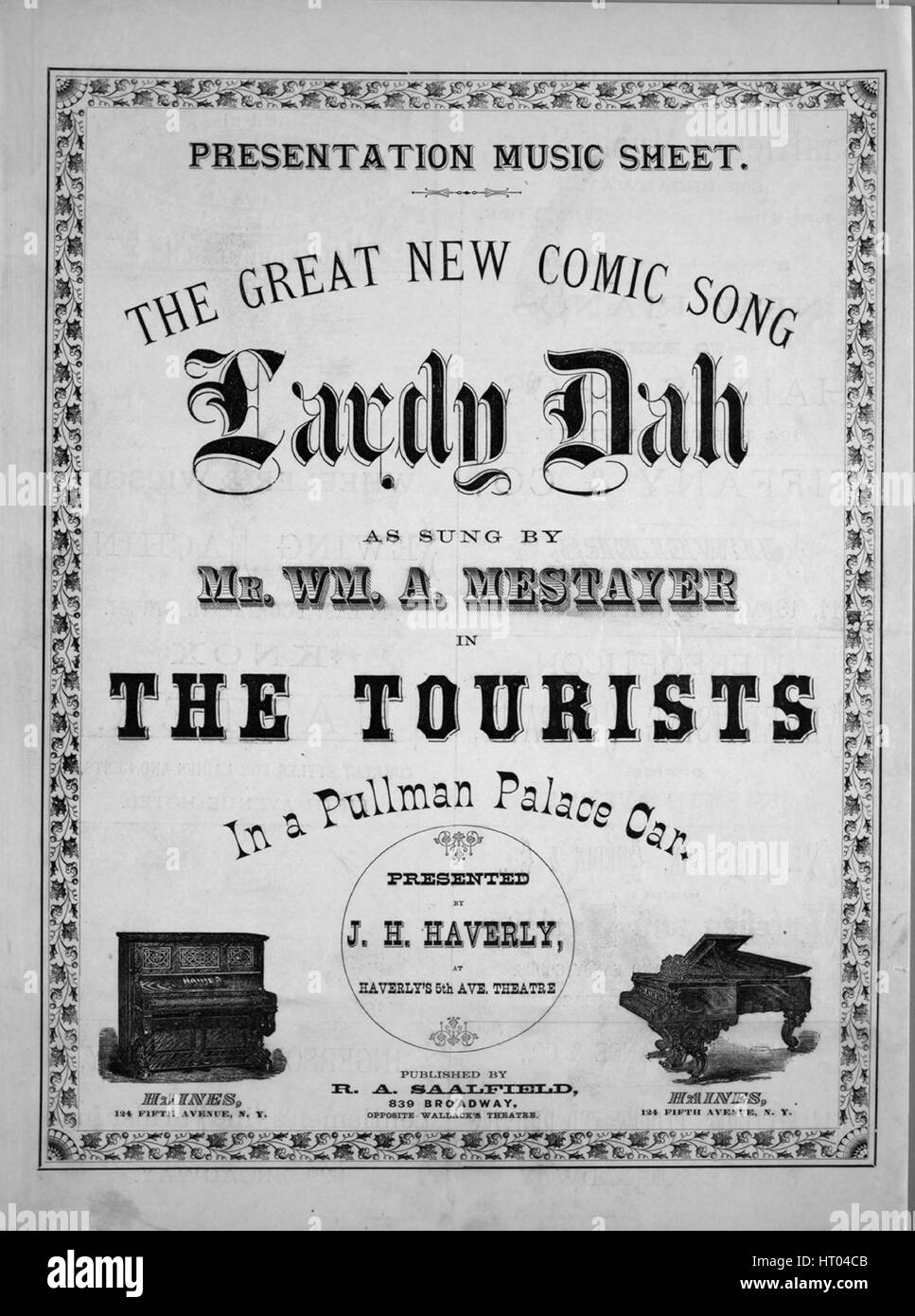 1880 sheet music hi-res stock photography and images - Alamy