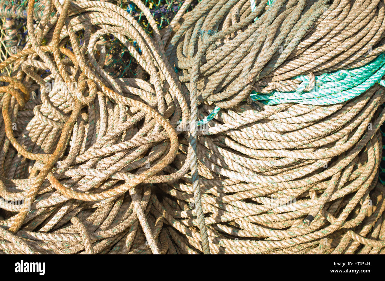 Coils of rope hi-res stock photography and images - Alamy