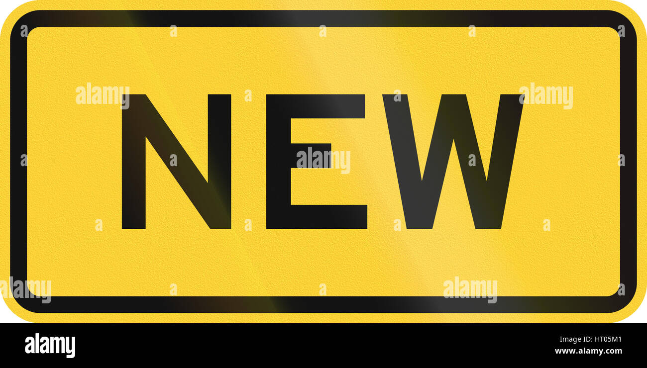 United States MUTCD road sign - New Stock Photo - Alamy